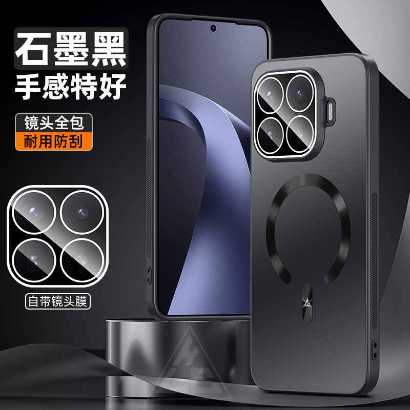 Чехол Для Xiaomi 17T Pro/Сяоми 17T Про, soft touch, чехол-кардиомонитор, поликарбонат (PC), защита камеры, ударопрочный, усиленные углы, Xiaomi, Xiaomi 17T Pro, black,