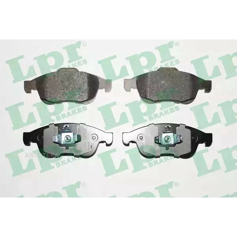 Колодки тормозные RENAULT DUSTER 10-/FLUENCE 10-/MEGANE III 08- передние LPR 05P1493