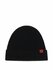 Шапка Kiton Logo-patch ribbed beanie hat для мальчиков, размер OneSize, черный