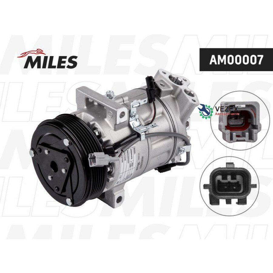 MILES AM00007 Компрессор кондиционера NISSAN X-TRAIL (T31) 2,0 AM00007