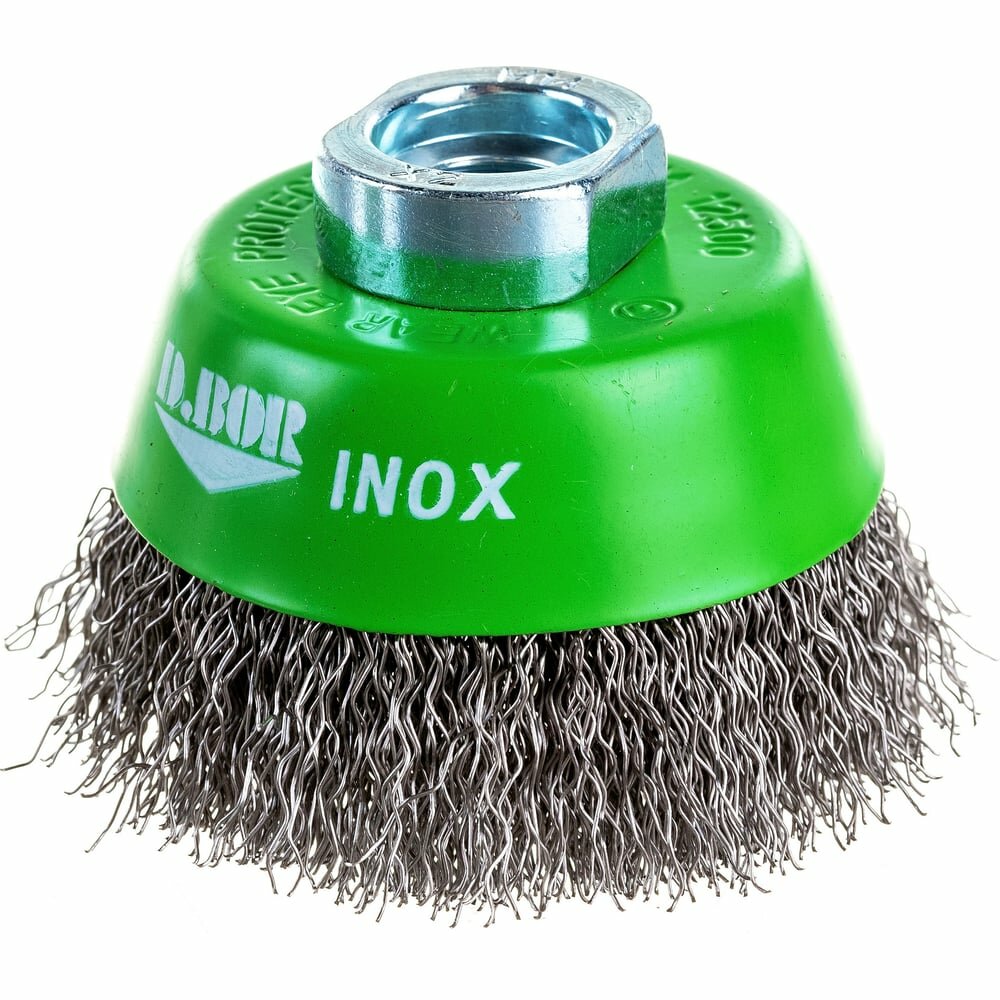 Чашечная гофрированная щетка для ушм D.BOR INOX Standard