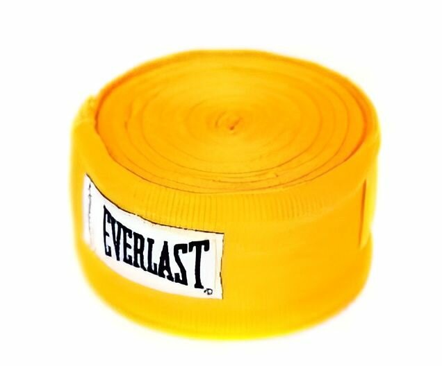 Бинты боксерские Everlast 4456NG 4 метра жёлтый цвет
