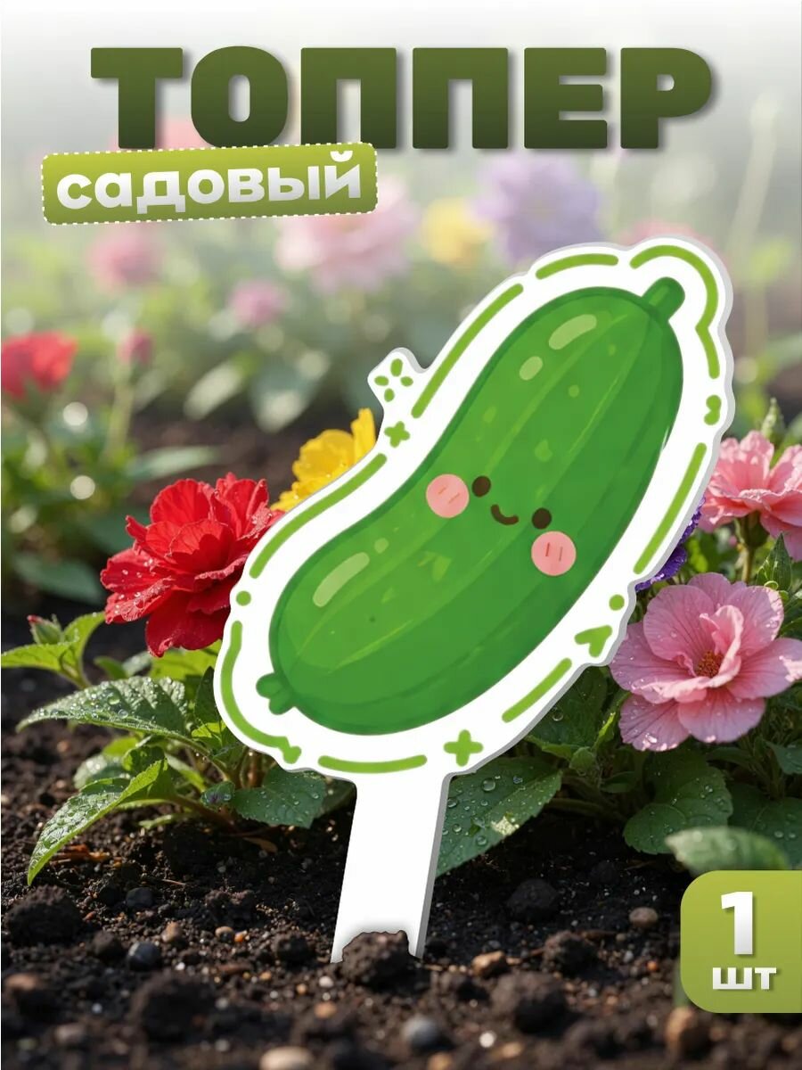 Садовые фигурки для дачи овощи Огурец