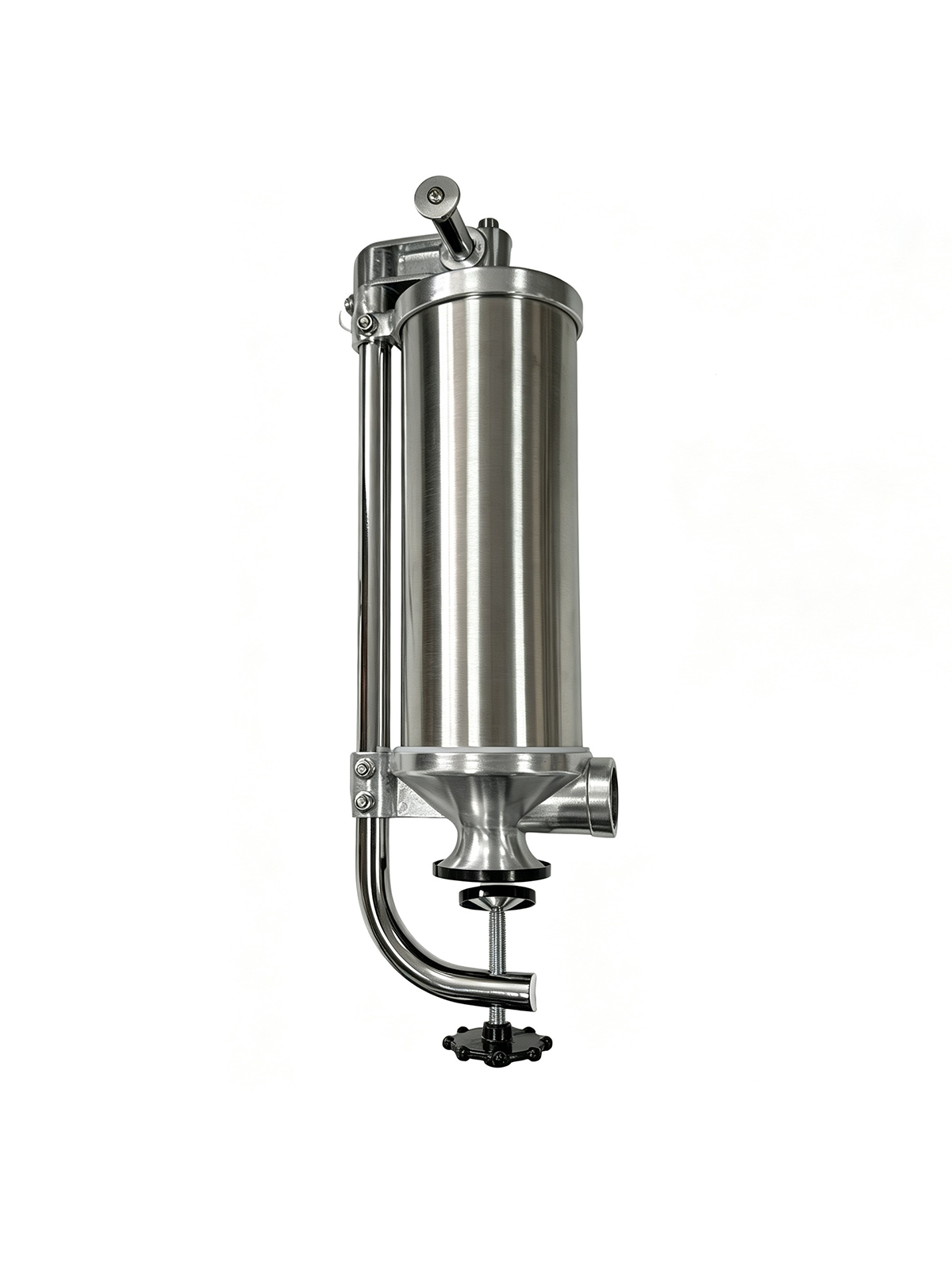 Шприц колбасный Svendsen Clamp Fill, нержавеющая сталь, струбцина, серебристый