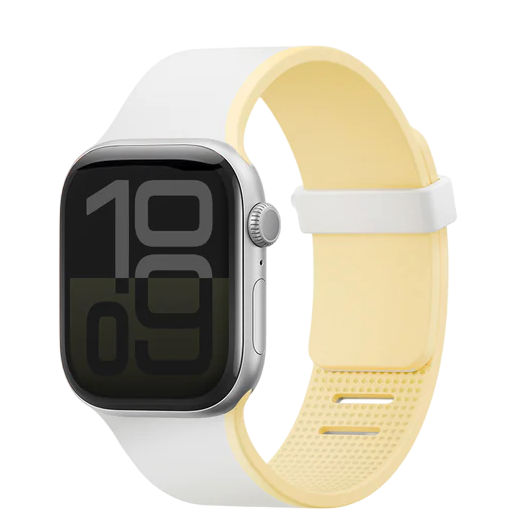 Ремешок Uniq для Apple Watch 40/41/42mm Revix IV Reversible Magnetic White / Butter Yellow