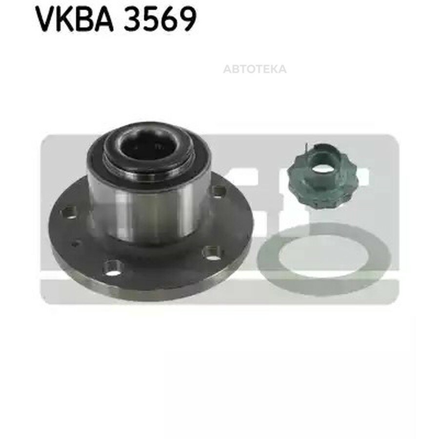 Подшипник-ступица пер. AUDI A2/VW POLO/ SKODA FABIA SKF VKBA3569