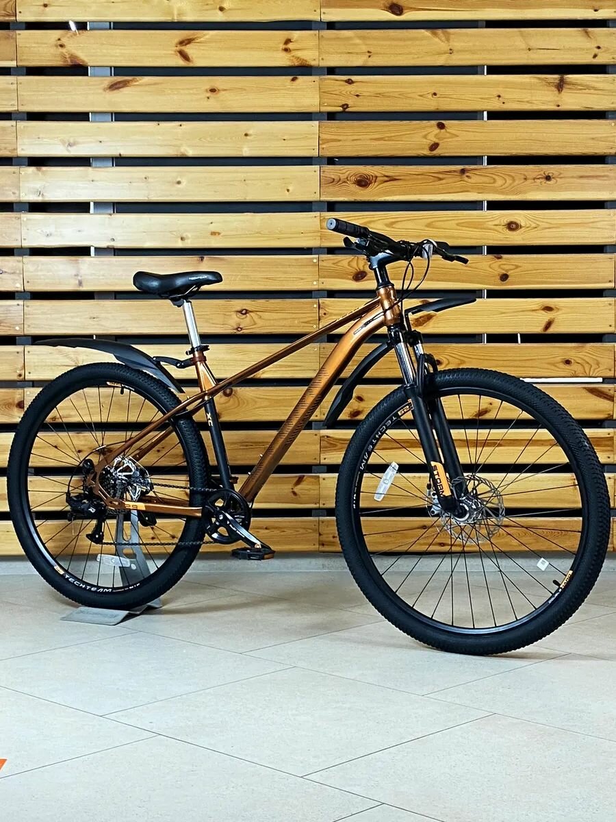 Велосипед горный 27,5" TechTeam STORM рама 18" коричневый