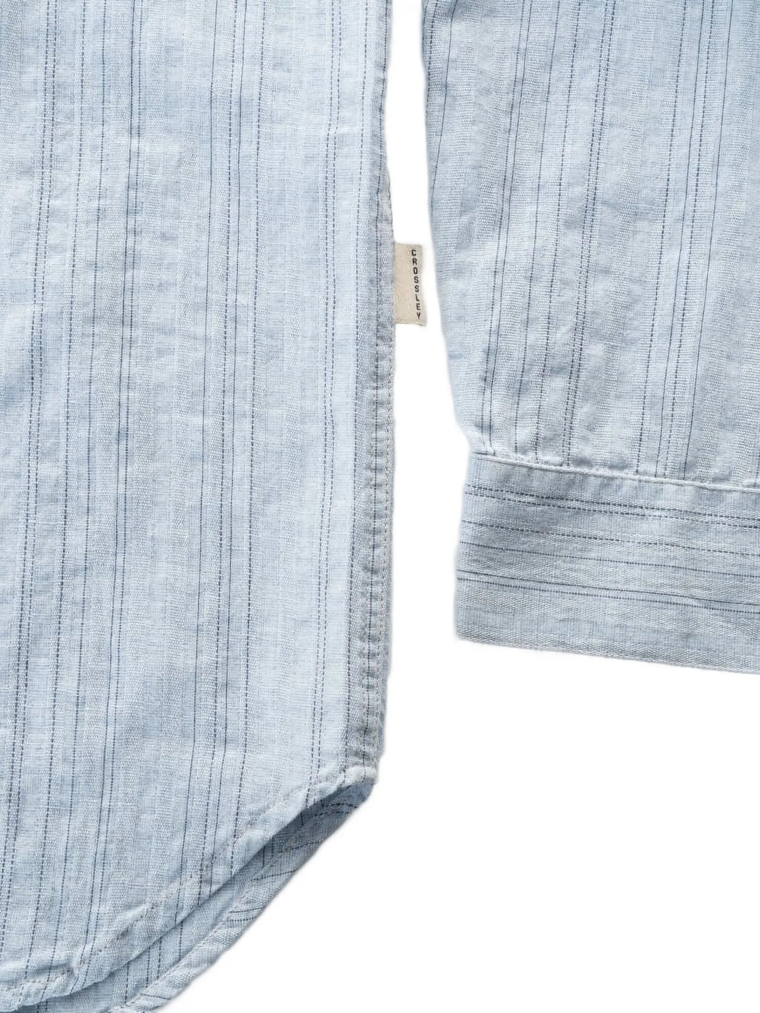 Рубашка Crossley Vertical-stripe long-sleeve shirt