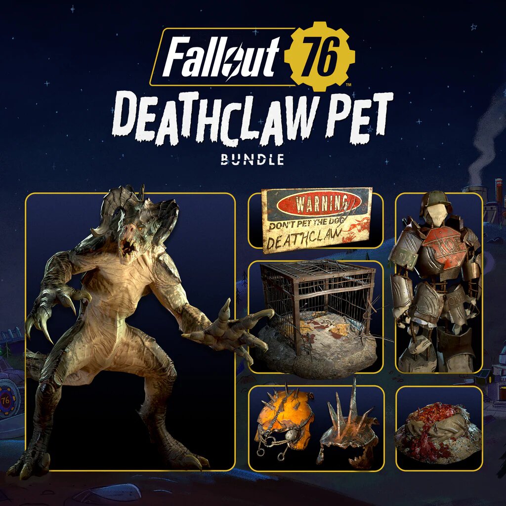 Дополнение Fallout 76: Deathclaw Pet Bundle, цифровое издание PlayStation 4, регион Турция / код пополнения баланса
