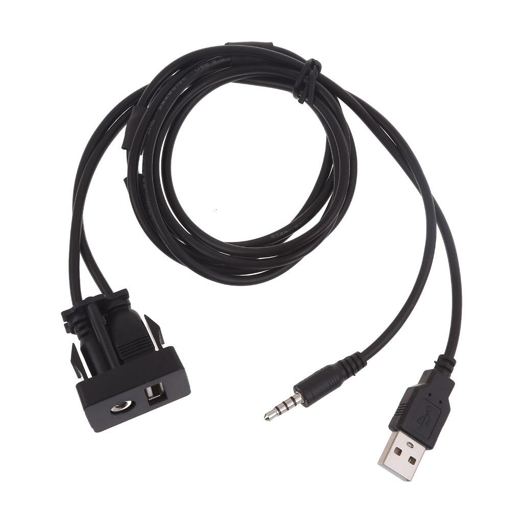 USB-разъем с креплением на панель 3.5 мм 100 см