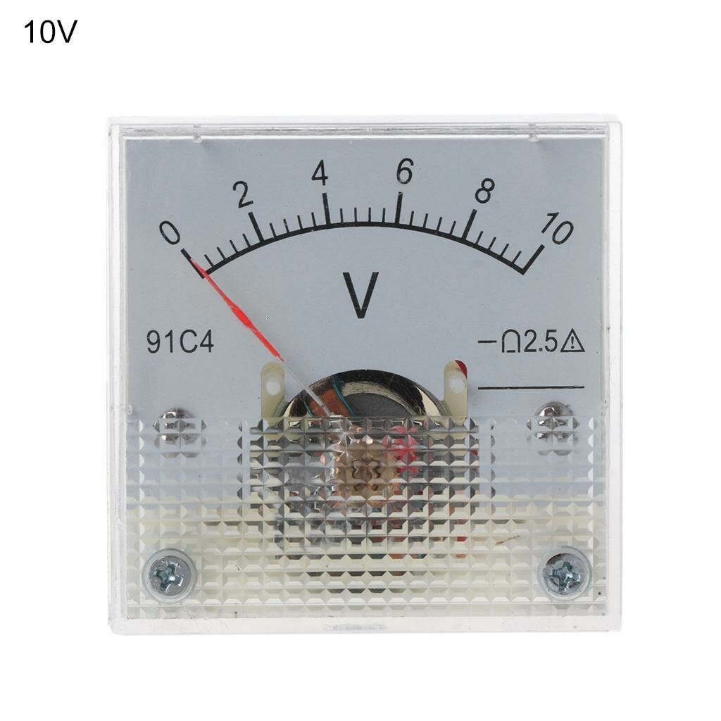 91C4 Аналоговый вольтметр постоянного тока, 0-10v