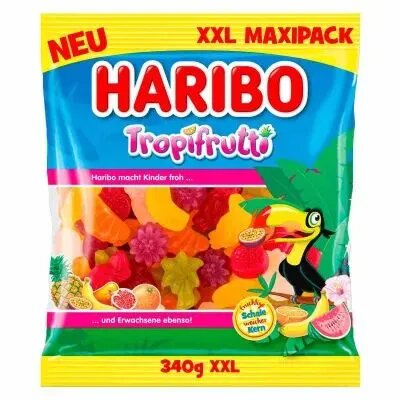 Мармелад жевательный Haribo Tropifrutti, 340 гр