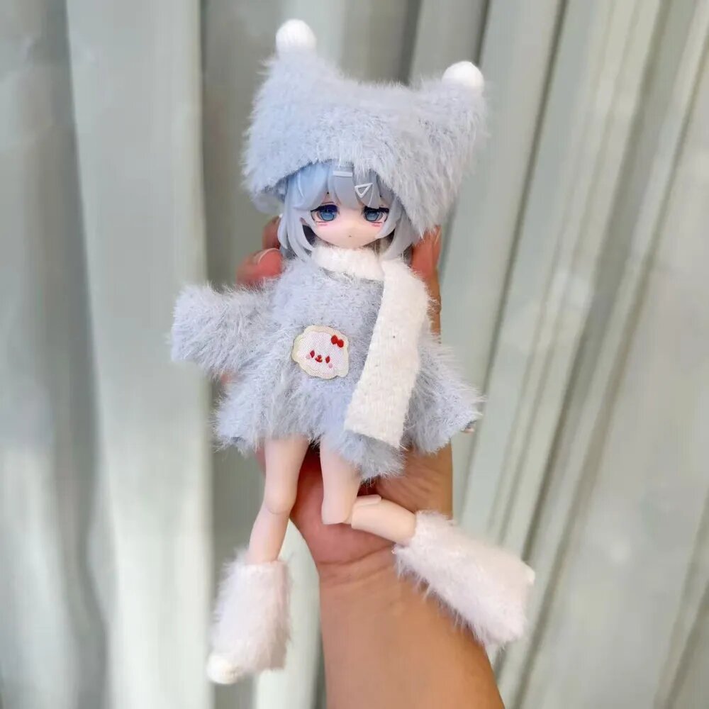 Одежда для кукол BJD 11-17 см, набор одежды для 8/12 дюймовых кукол, без куклы и обуви, подарок - трусики для куклы