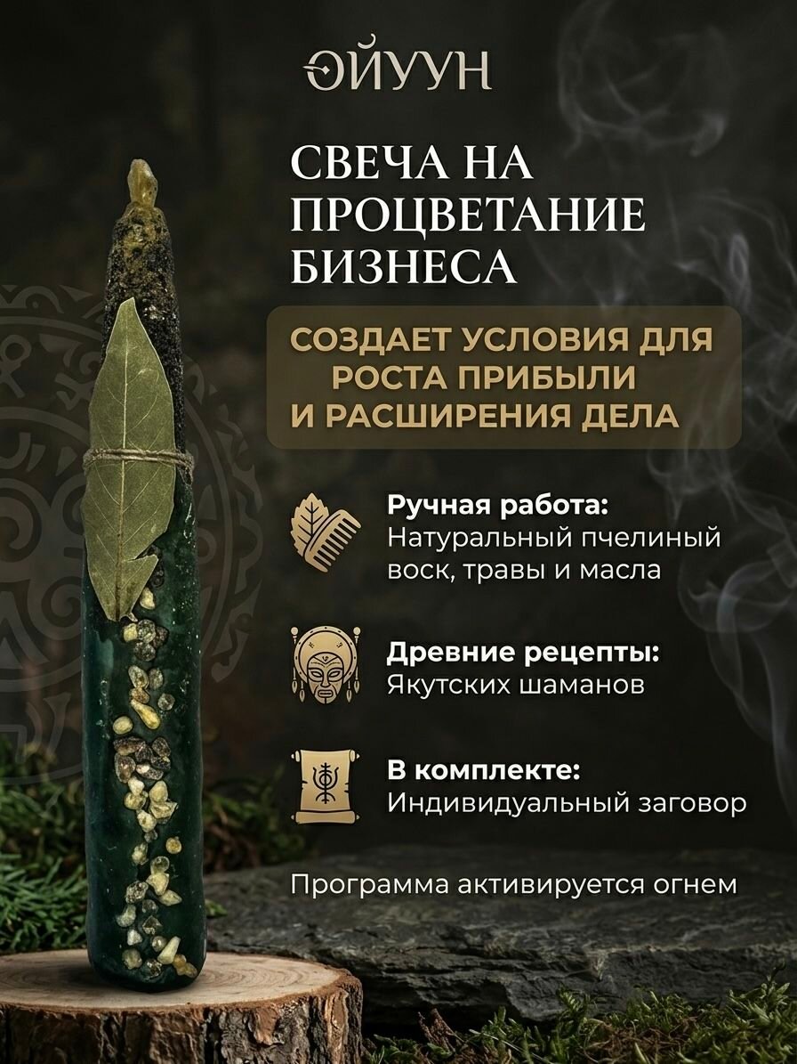 Программная магическая свеча на процветание бизнеса