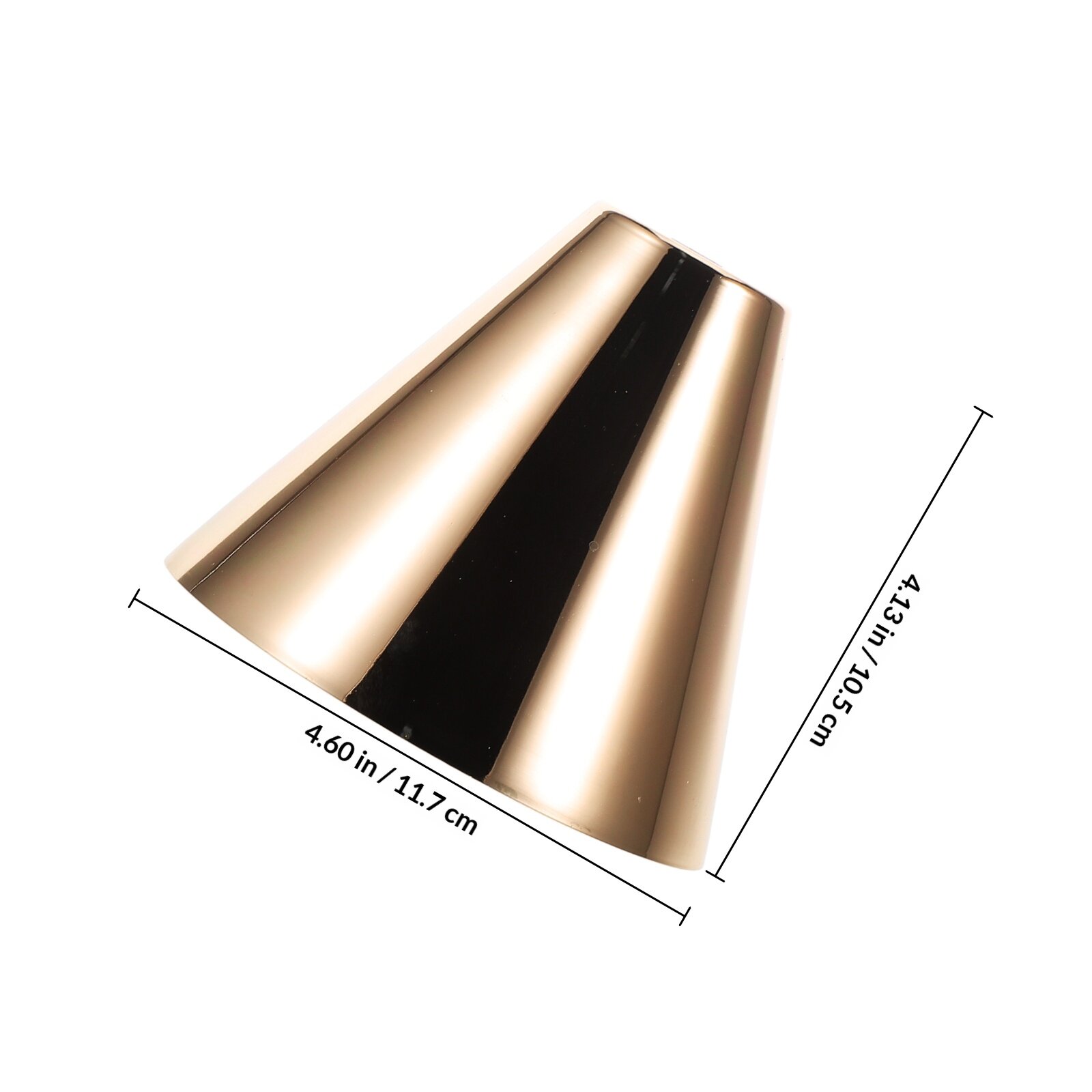 Ламповый Плафон Из Металла Для Стола Золотой Цвет 11.70X11.70X10.50Cm