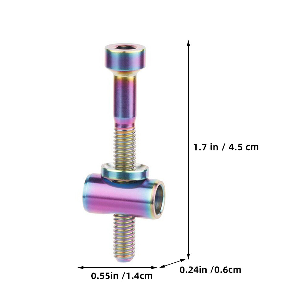 Винт Из Титанового Сплава Для Велосипедного Седла Размер 4.50X1.40X0.60Cm