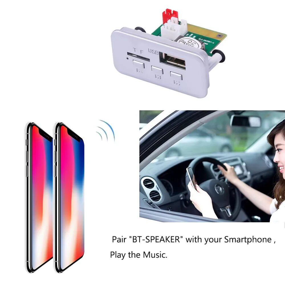 MP3-плеер с FM, Bluetooth 5.0, черный — фото 1