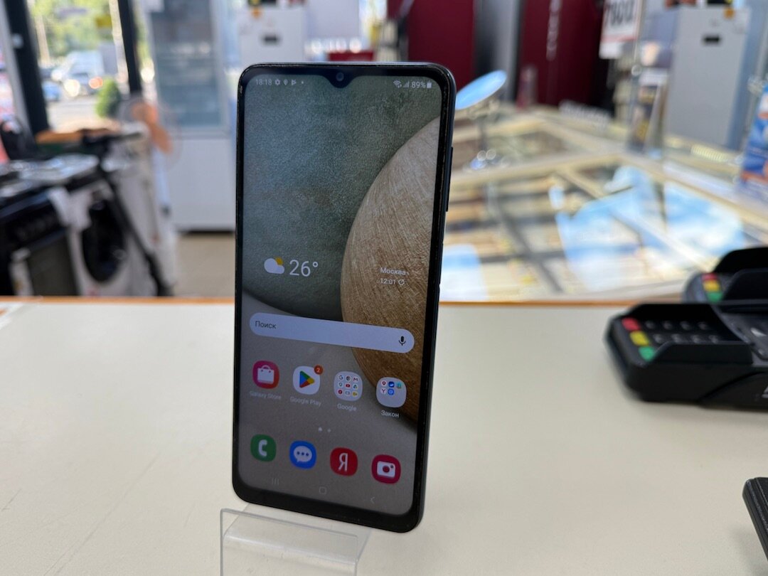 Смартфон Samsung Galaxy A12 3/32 ГБ RU, Dual nano SIM, (Б.У.)