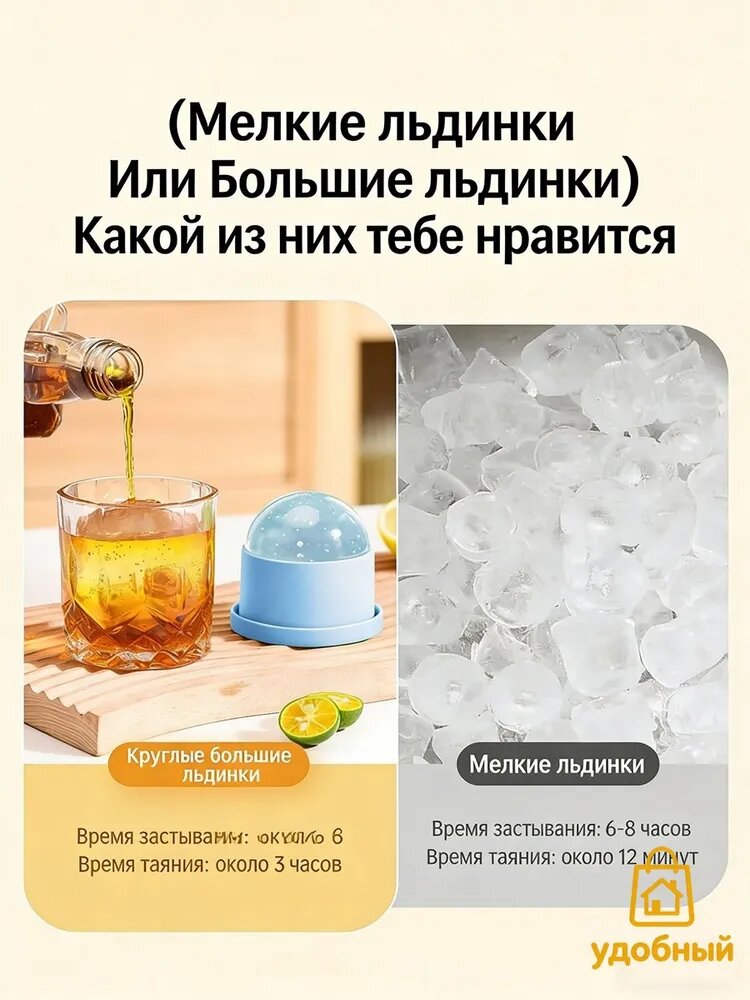 Форма для льда, 3 шт — фото 1