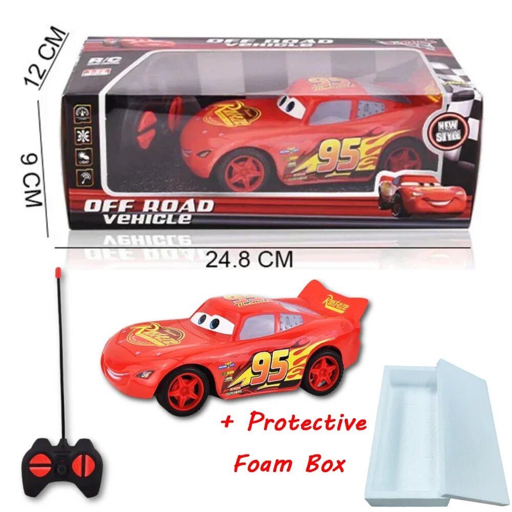 Металлическая Модель Автомобиля Disney Pixar Cars 4 - Лайтнинг МакКуин, Дейл Эрнхарт-младший, Филмор, 8 См, Масштаб 1:55