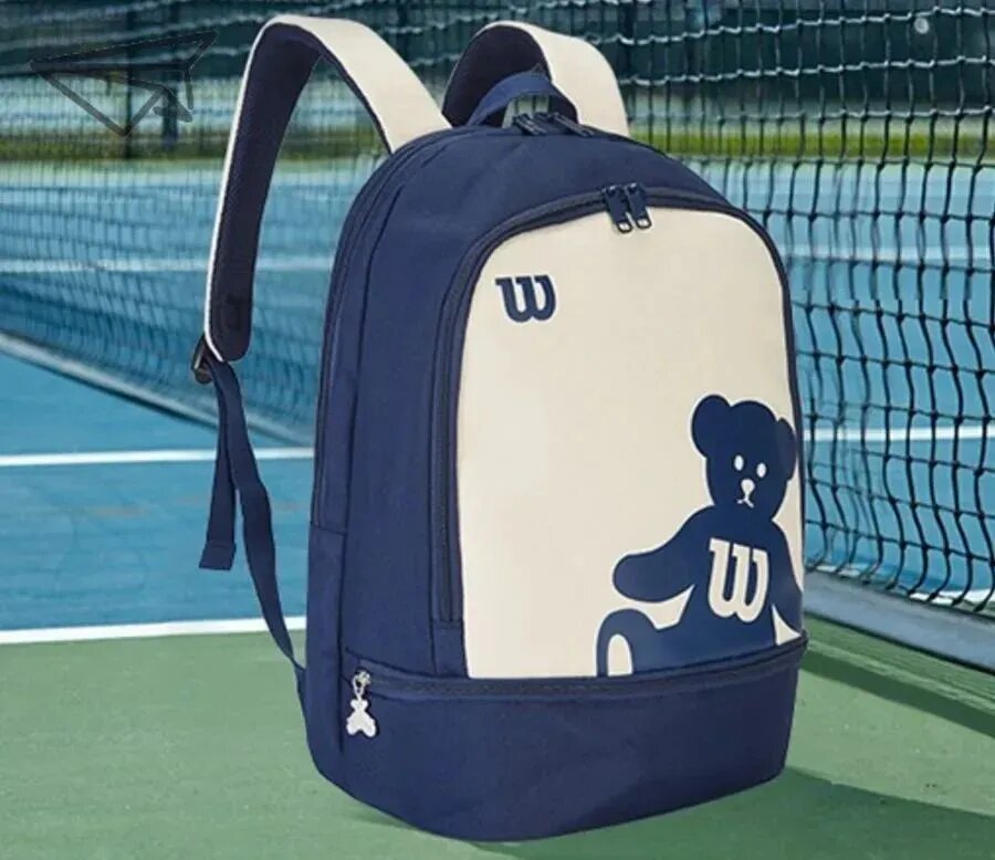 Рюкзак Wilson US Open для любителей тенниса, детский, темно-синий + белый — фото 1