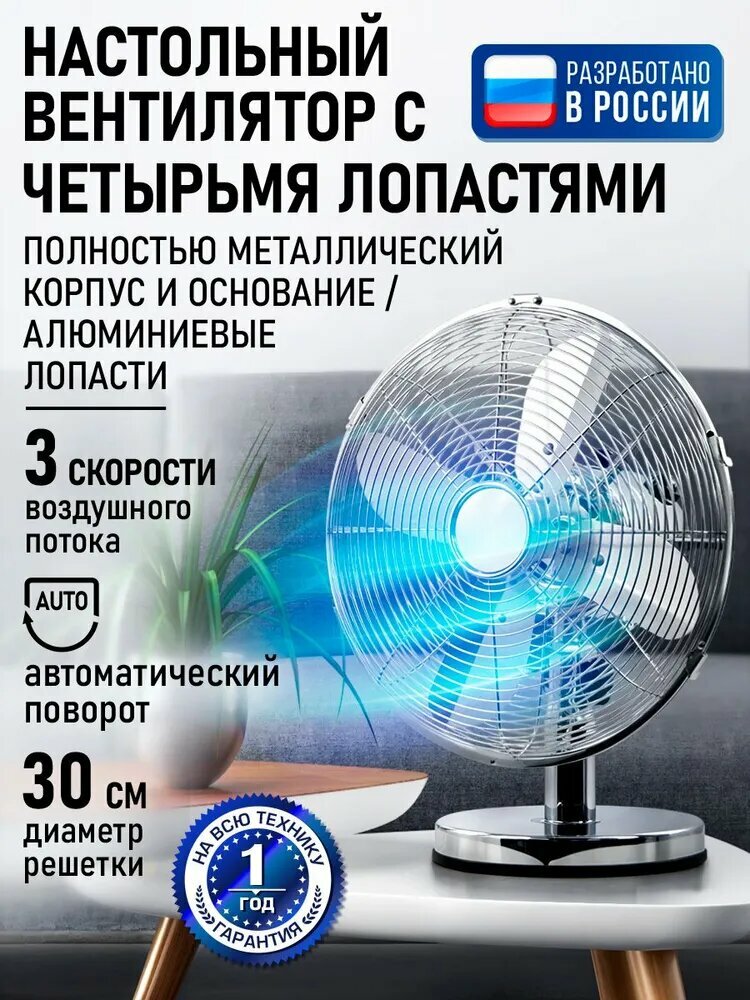 Настольный вентилятор sDIyM6YP, серый