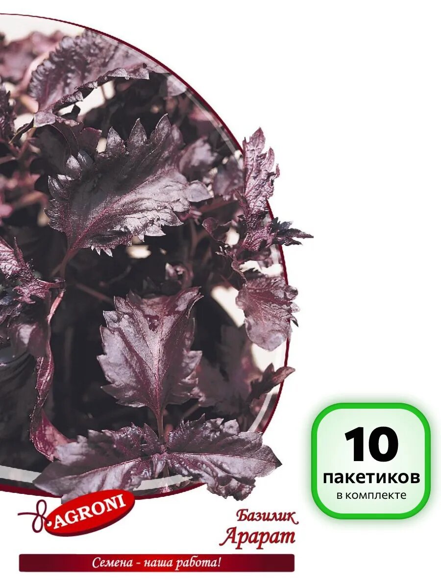 (10 шт.) - Семена Базилик Арарат (0,4г)