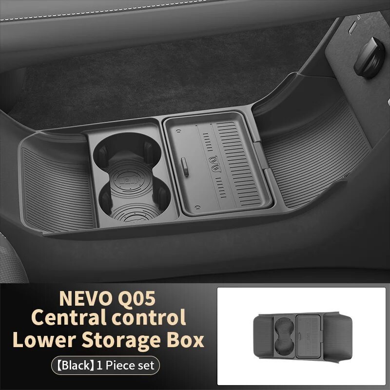Органайзер в центральную консоль NEVO Q05, черный