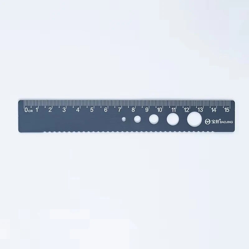 Алюминиевая линейка HERBATA 15 см Blue