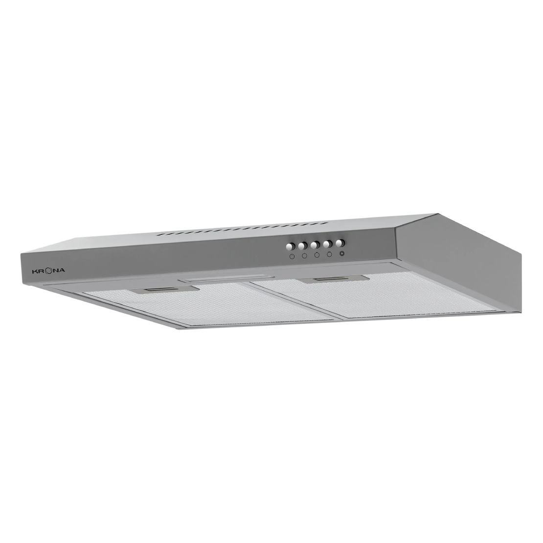Вытяжка Krona JESSICA slim 500 metallic PB, 100 Вт, отвод/циркуляция, 350 м³/ч, 3 скорости, серебристый