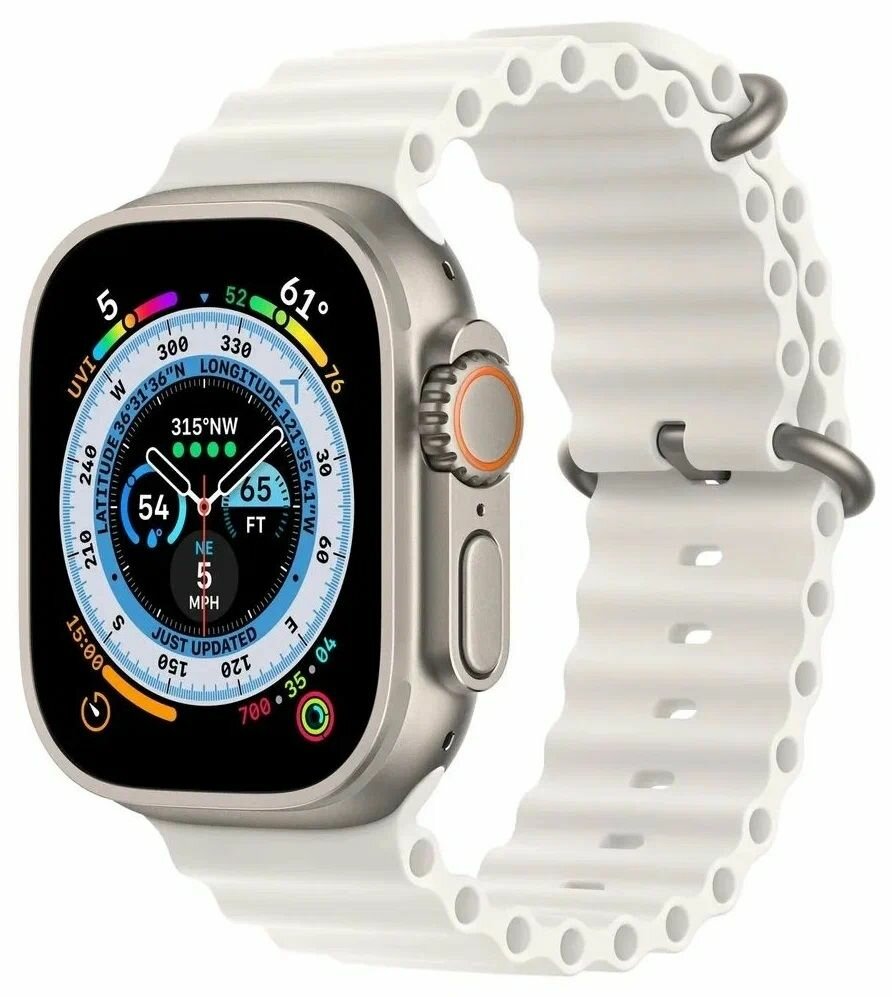 Умные смарт часы Smart watch MT8 Ultra женские, мужские 49 mm (Серый)