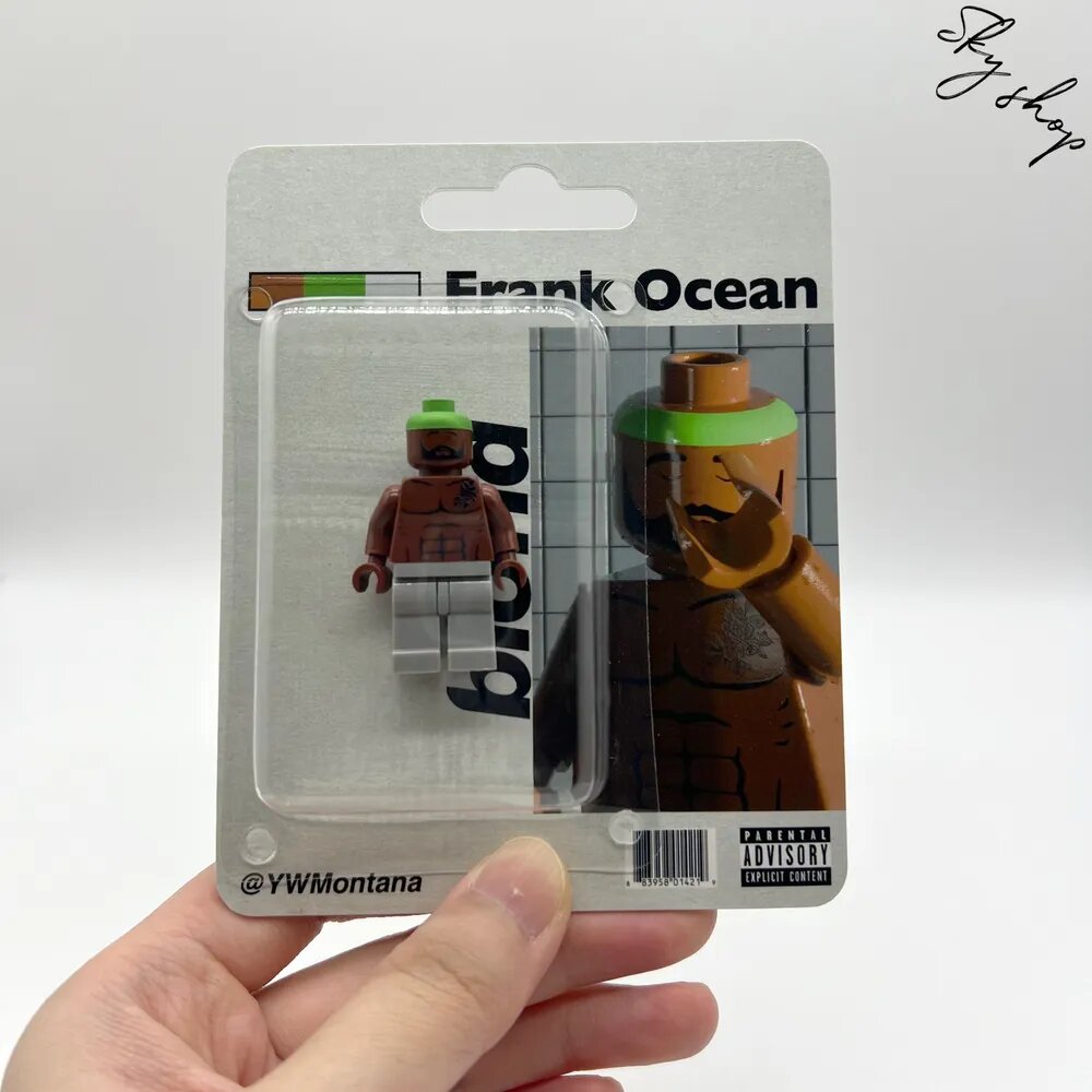 Минифигурка Frank Ocean-Blonde Музыкальный альбом, Карточная упаковка