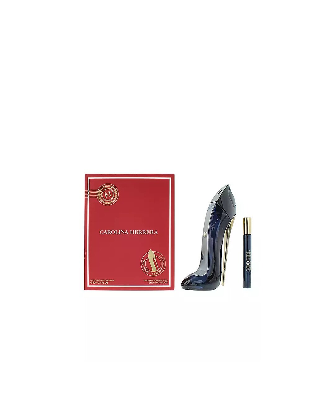 Carolina Herrera Good Girl set 80 мл + 10 мл парфюмерная вода женская, восточные, цветочные, гурманские