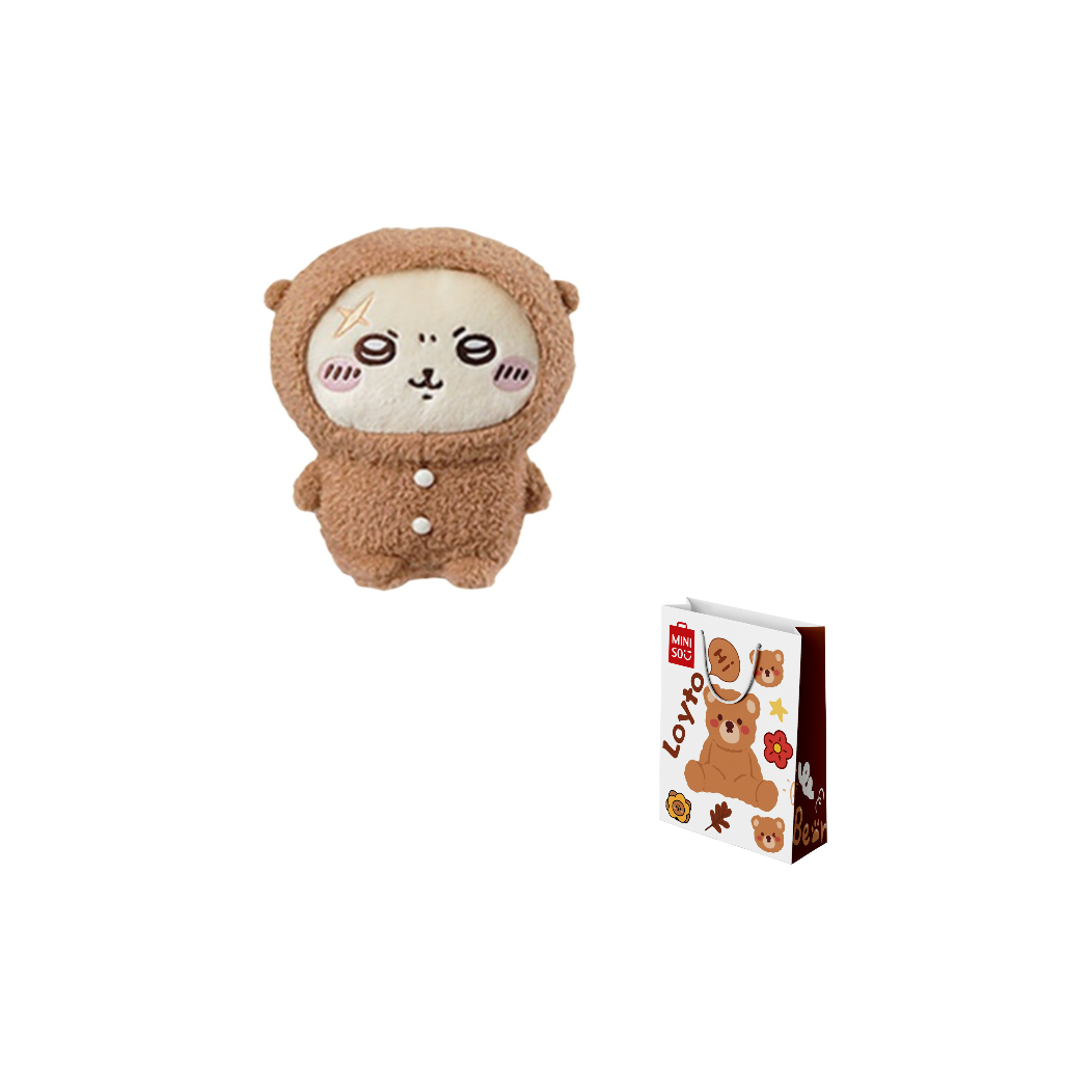 Игрушки подвесные MINISO x Chiikawa Miniso Premium Large Head Plush Charm