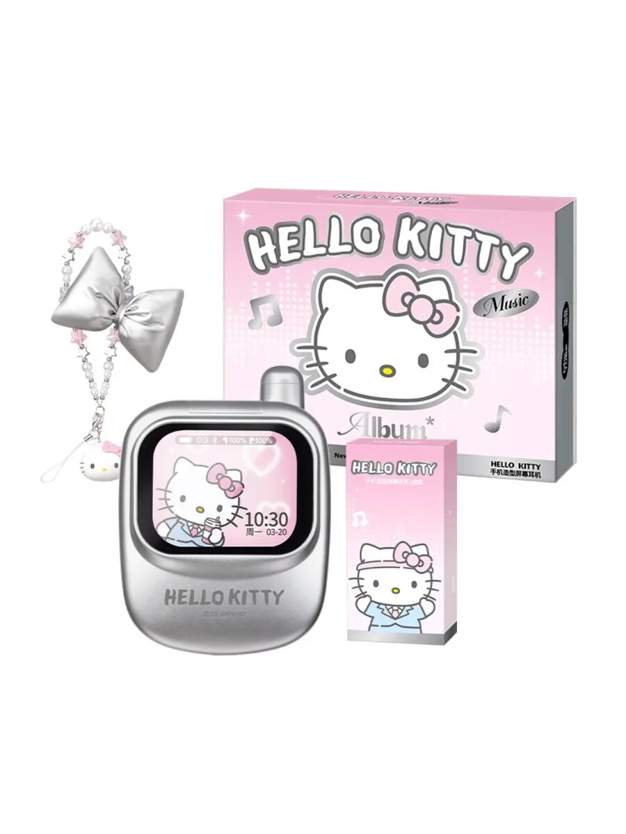 Макетубу Hello Kitty Умные Сенсорные Bluetooth Наушники
