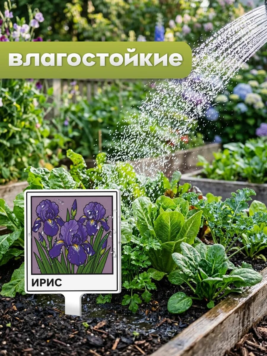 Садовые фигурки для дачи цветы Ирис — фото 1