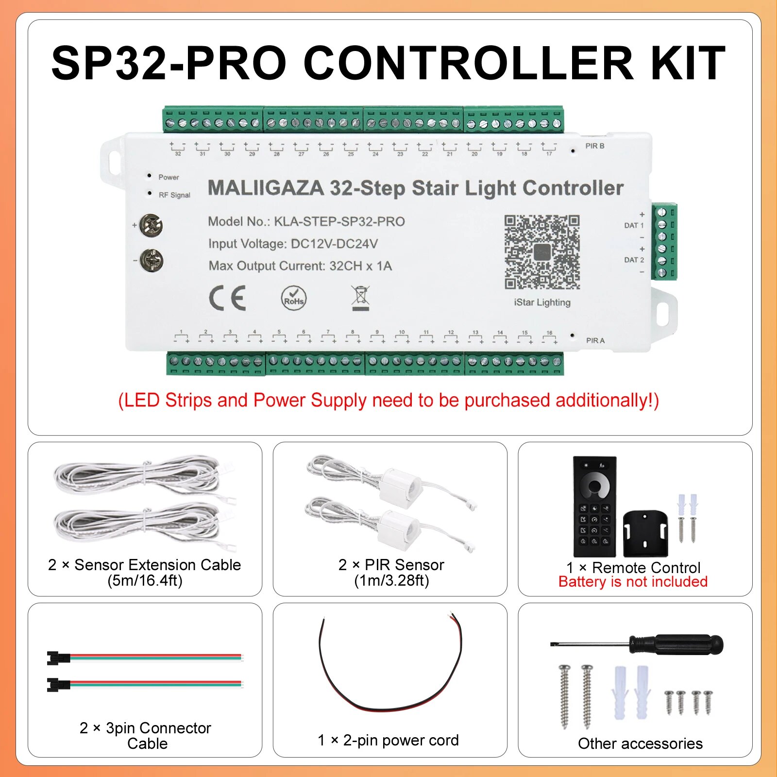 Cooleeon STEP-SP32Pro RGB Контроллер SP32Pro With remote