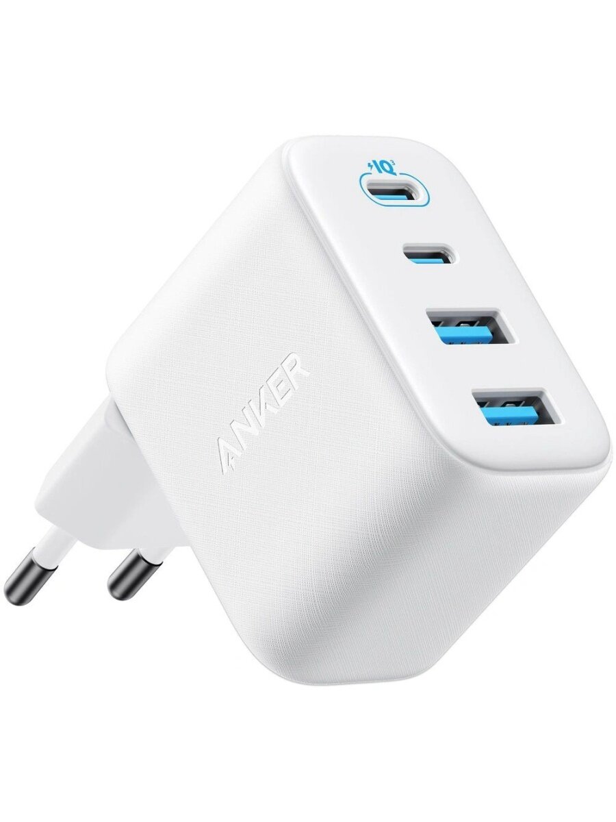 Сетевое зар./устр. Anker Zolo 50W 3A (PD+QC+AFC) универсальное белый (A121EG21) Travel charger Anker Zolo 50W 3A (PD+QC+AFC) универсальное white (A121EG21)