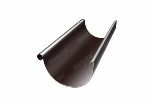 Желоб металлический водосточный 2м Grand Line Optima RAL 8017 шоколад 3 шт