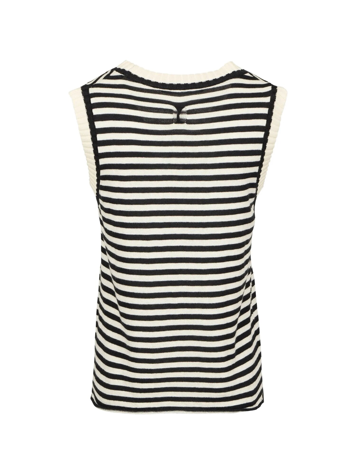Топ Hannes Roether Striped-knit tank top, размер 46 — фото 1