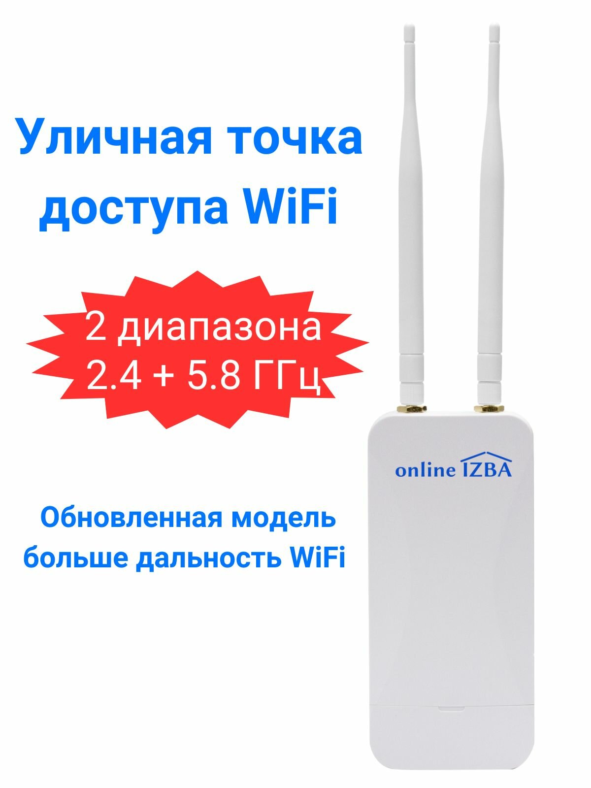 Точка доступа Wi Fi уличная Onlineizba N595new