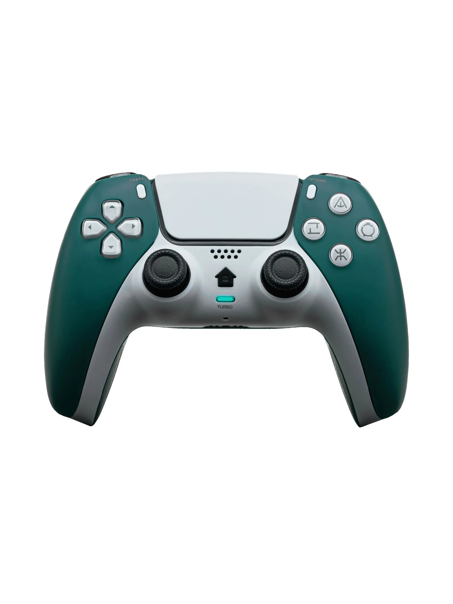 Геймпад беспроводной для PS4 PC Android Wireless Controller V2 Bluetooth джойстик в корпусе DualSense PS5 Зеленый