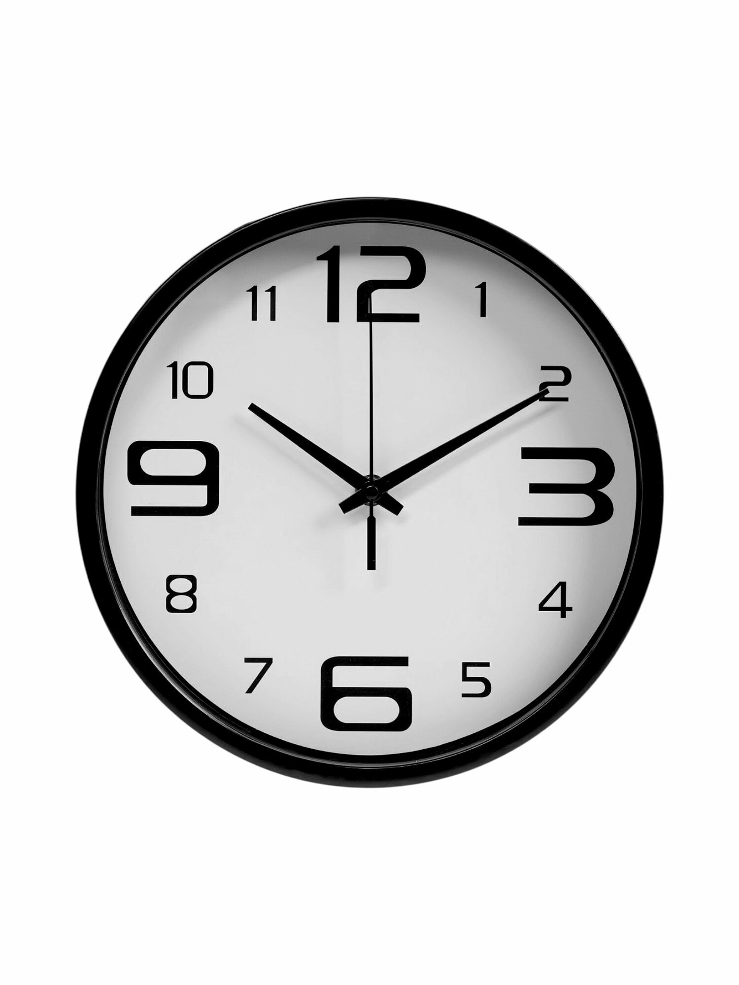 Часы настенные, плавный ход, d=25 см, тематика: классика, тип индикации: арабские цифры
