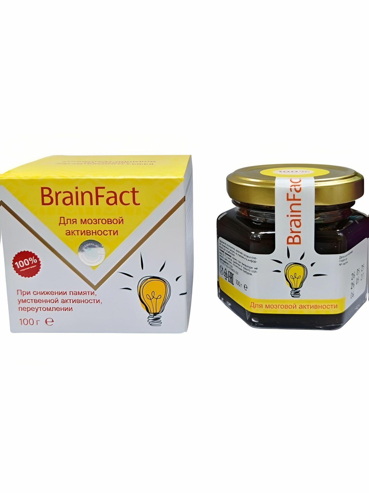 BrainFact для мозговой активности, 100 г Сашера-МЕД