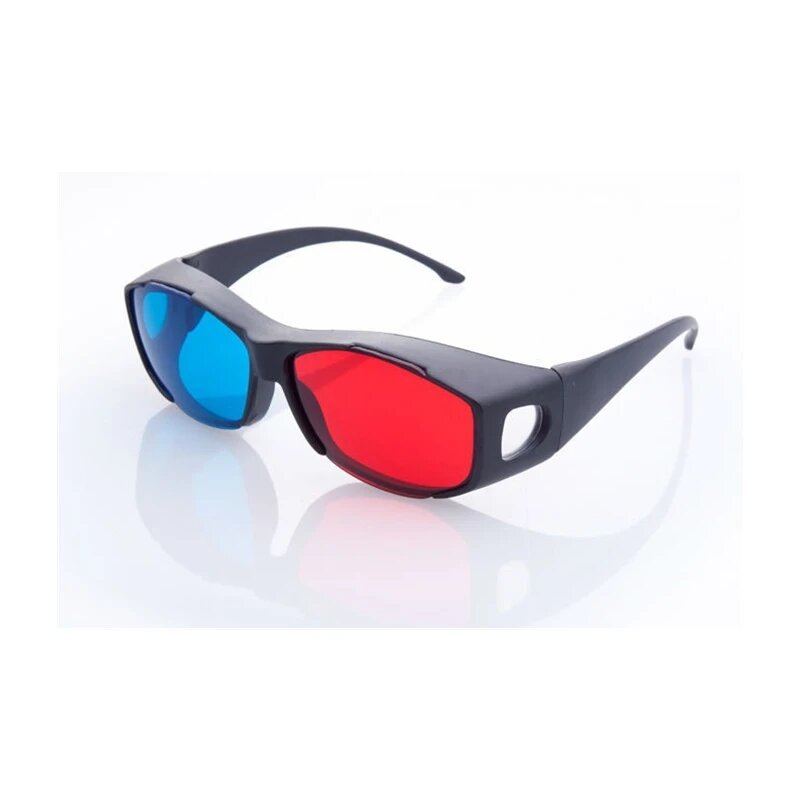2019 новые модные Универсальные 3D-очки/красные, синие, голубые 3d-очки Anaglyph 3D пластиковые очки