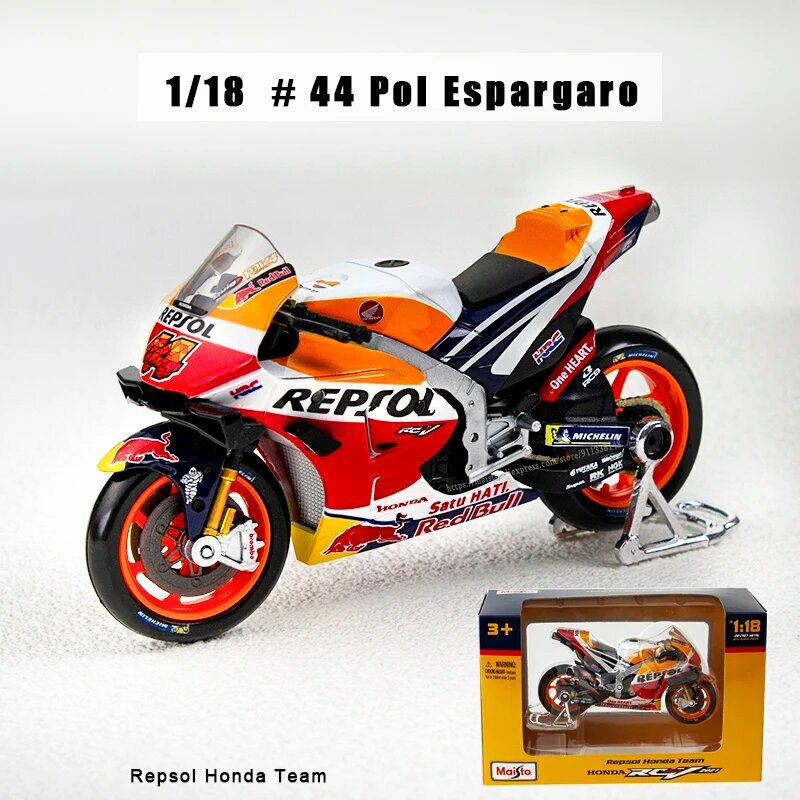 Maisto 1:18 Ducati Lenovo #1 Bagnaia MotoGP мотоцикл No44 Pol Espargaro