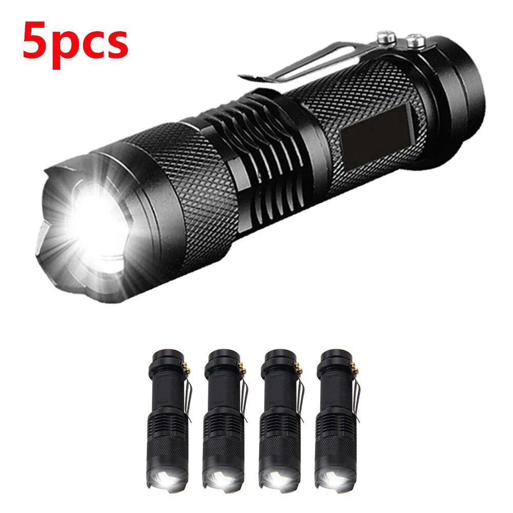VASTFIRE Мини Q5 LED Фонарик 5pcs
