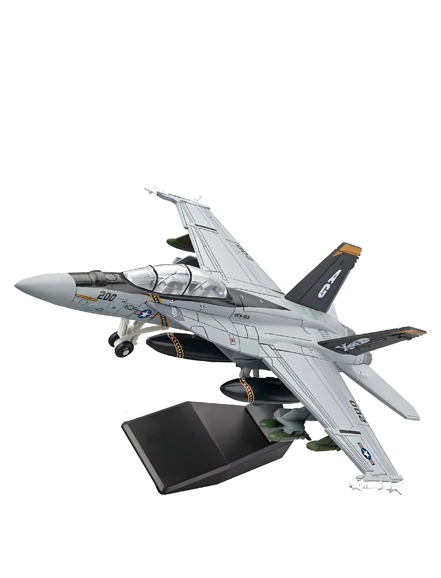 Модель самолета F/A-18 Super Hornet 1:72, цвет F18