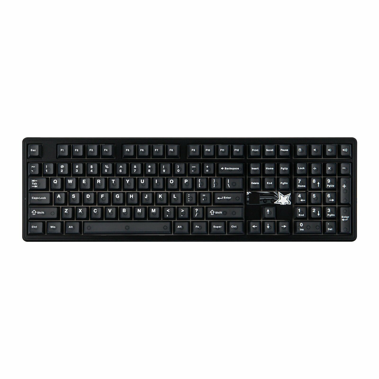 EPOMAKER X AULA F108 PRO V2 механическая клавиатура Черный, Silent Cotton Candy, Black