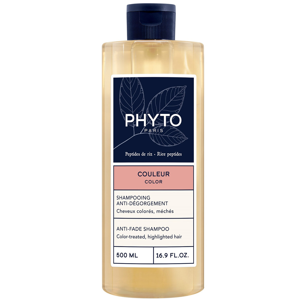 PHYTO Шампунь для волос Защита цвета Couleur Shampooing Anti-Degorgement Шампунь 500мл
